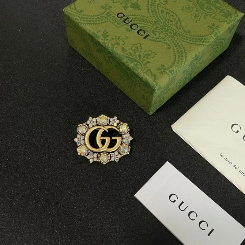 Brand-authenticated Gucci Brooches