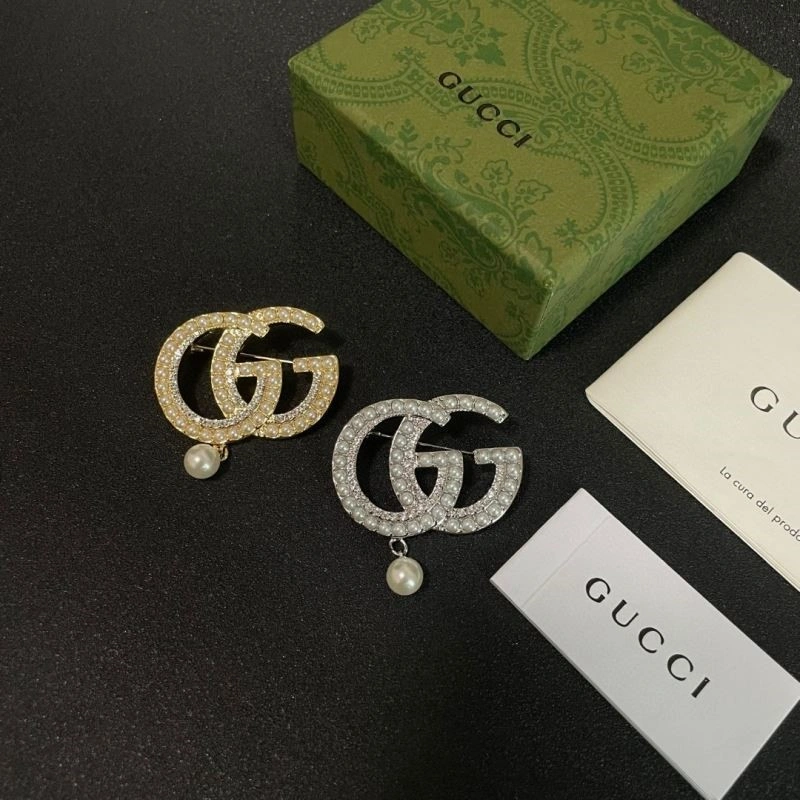 Brand-authenticated Gucci Brooches