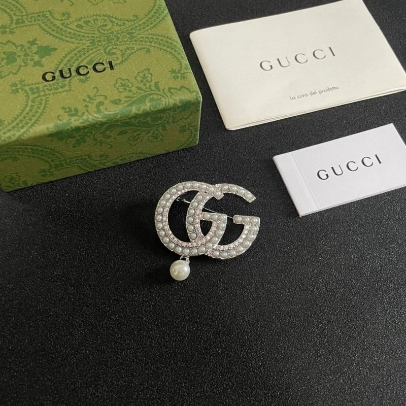 Brand-authenticated Gucci Brooches