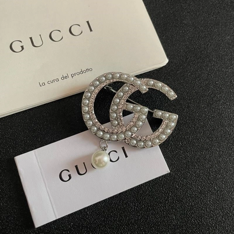 Brand-authenticated Gucci Brooches