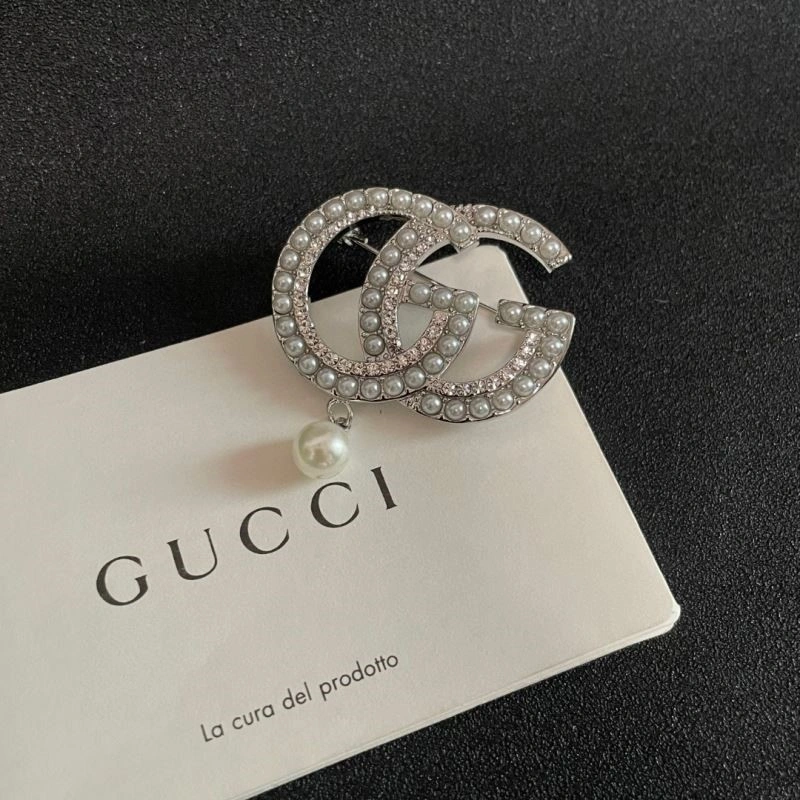Brand-authenticated Gucci Brooches