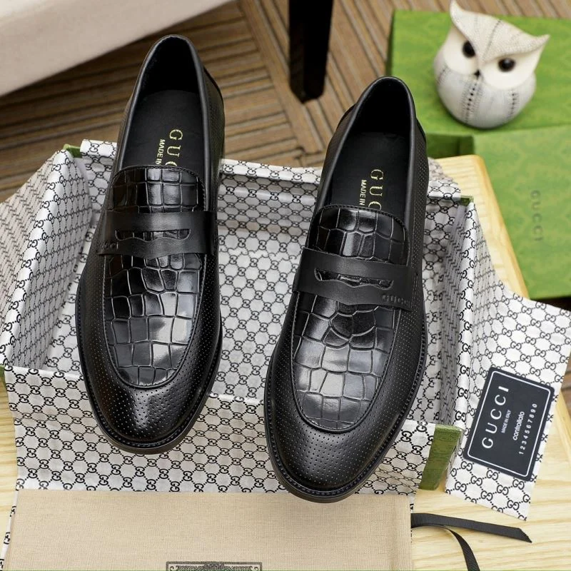 Exact replica Gucci Business Shoes