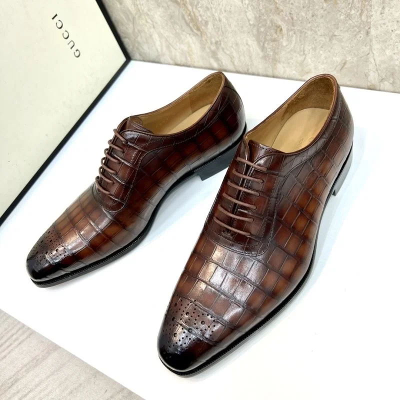 Brand-authenticated Gucci Business Shoes