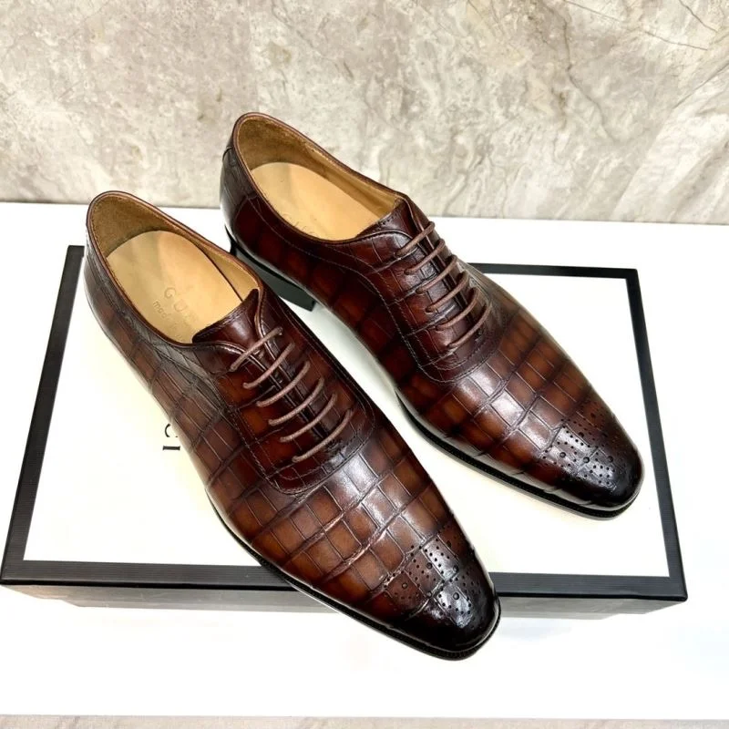 Brand-authenticated Gucci Business Shoes