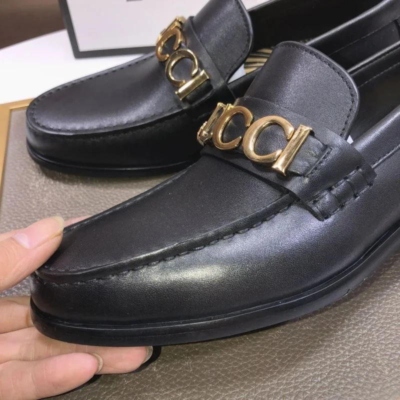 Brand-authenticated Gucci Business Shoes