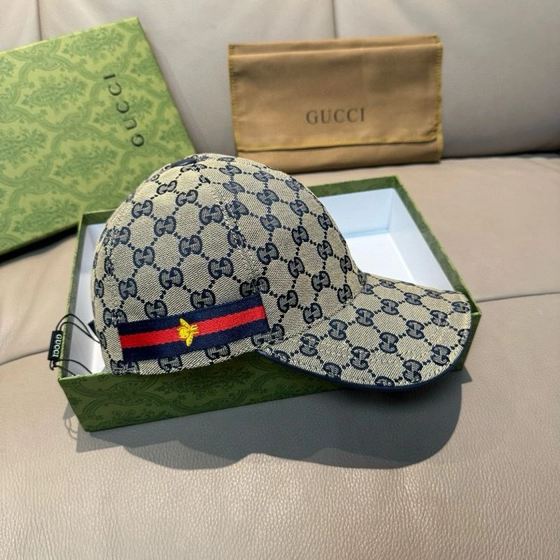 Brand-authenticated Gucci Caps