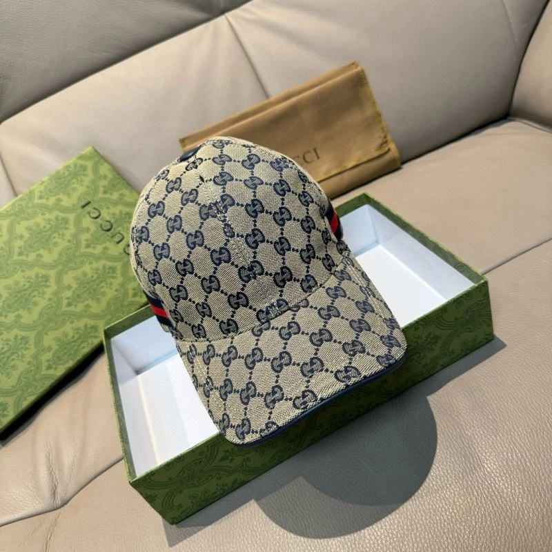 Brand-authenticated Gucci Caps