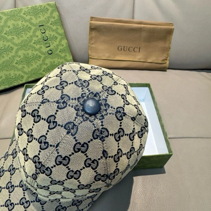 Brand-authenticated Gucci Caps