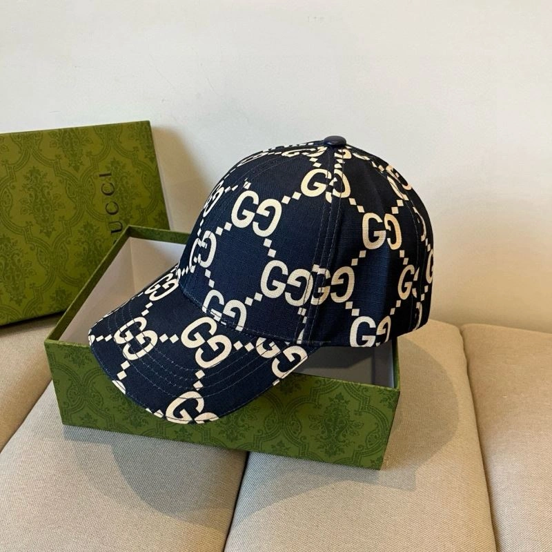 Brand-authenticated Gucci Caps