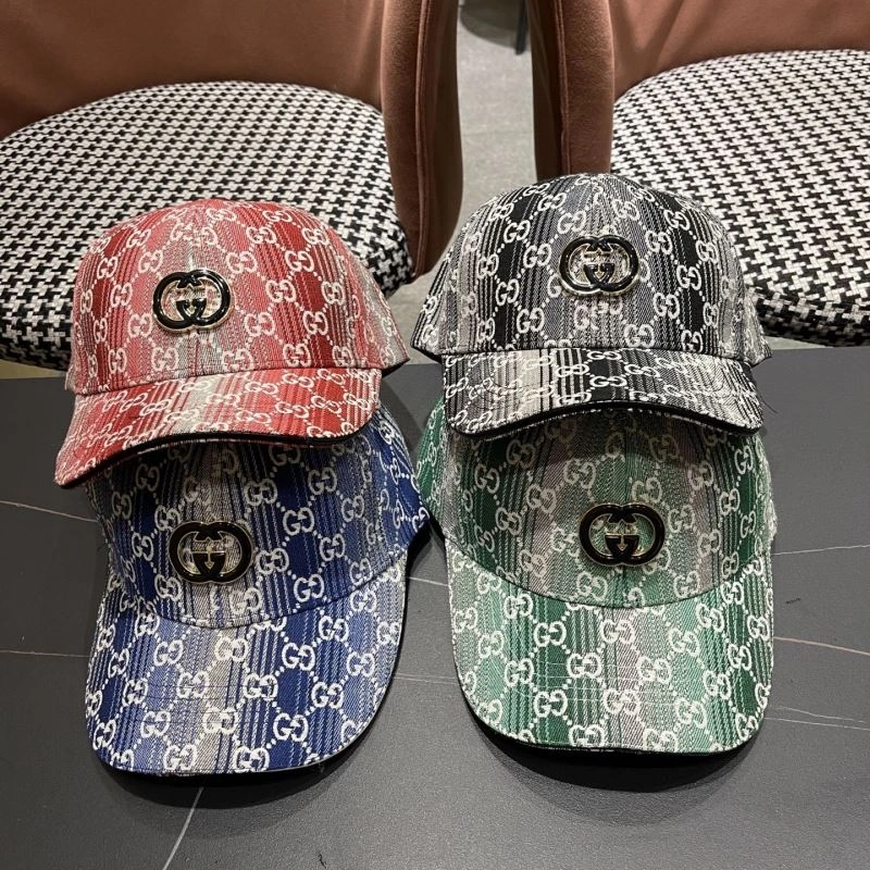 Brand-authenticated Gucci Caps