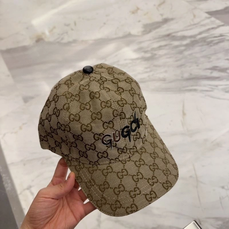 Brand-authenticated Gucci Caps