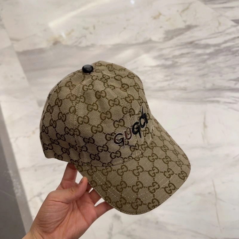 Brand-authenticated Gucci Caps