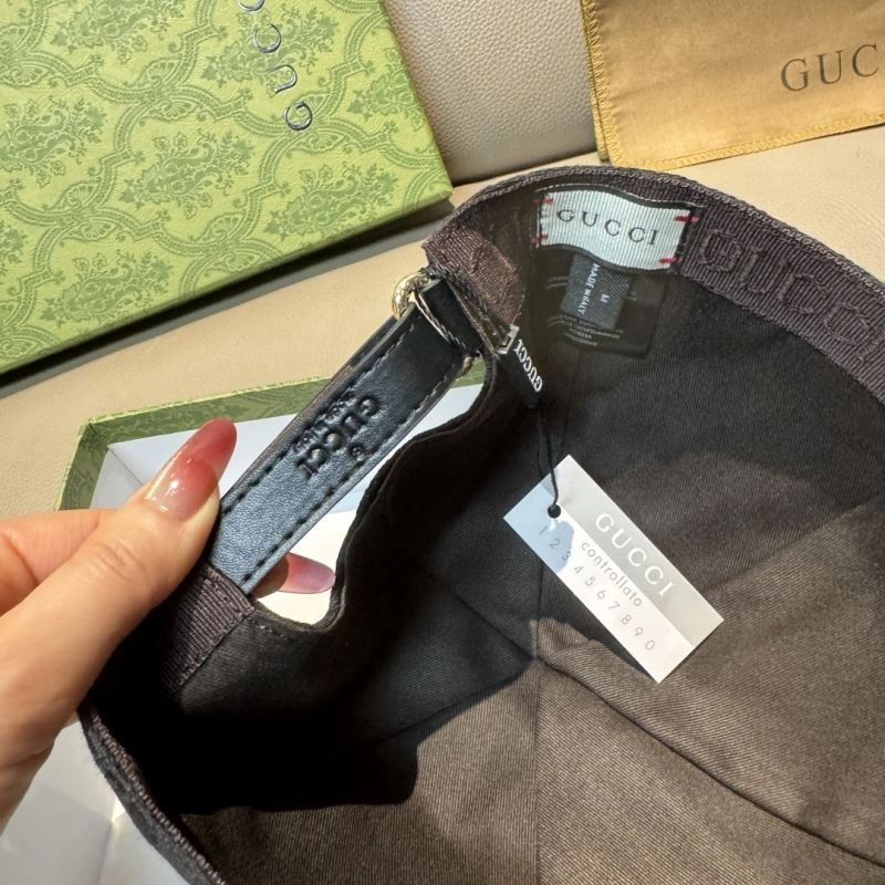Brand-authenticated Gucci Caps