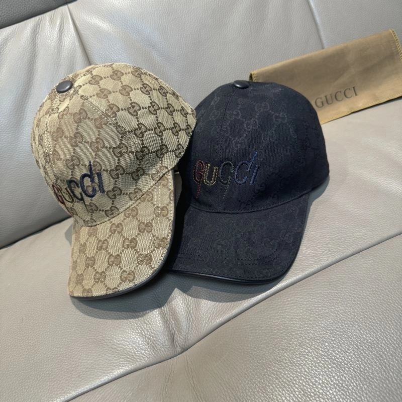 Brand-authenticated Gucci Caps