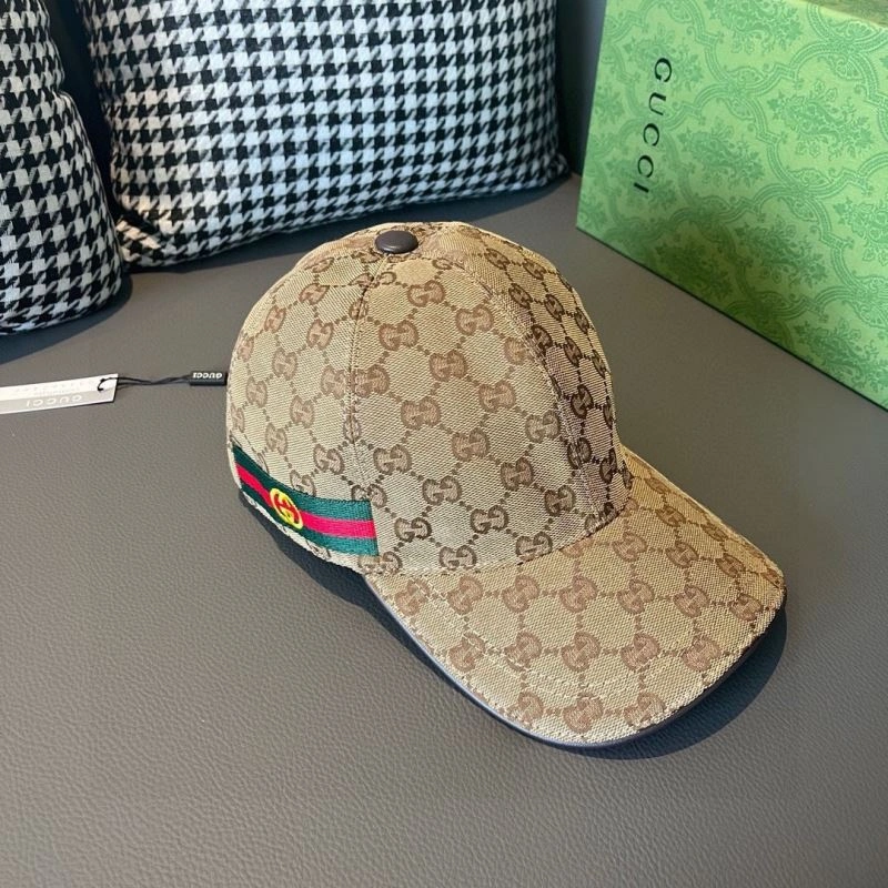 Brand-authenticated Gucci Caps