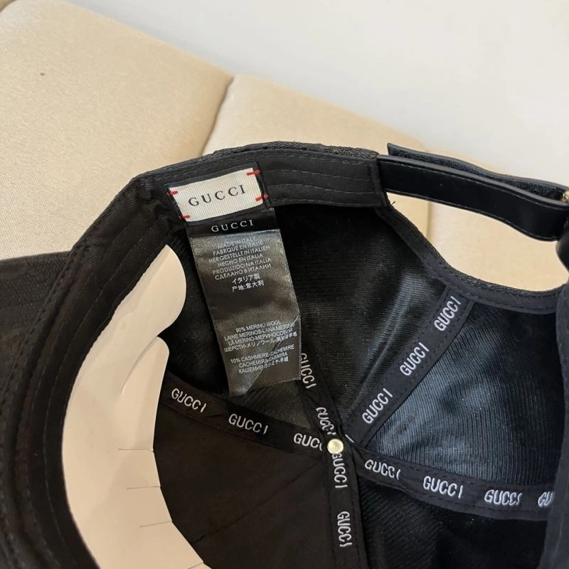 Brand-authenticated Gucci Caps