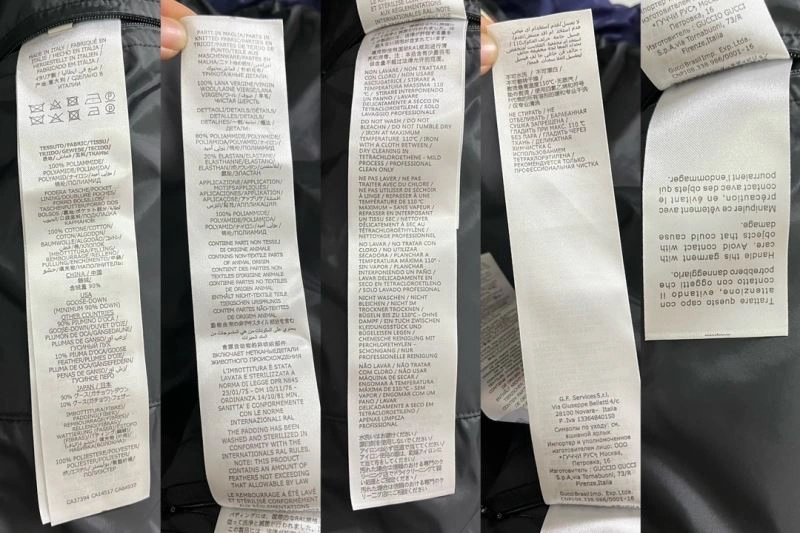 Authentic Gucci Down Jackets