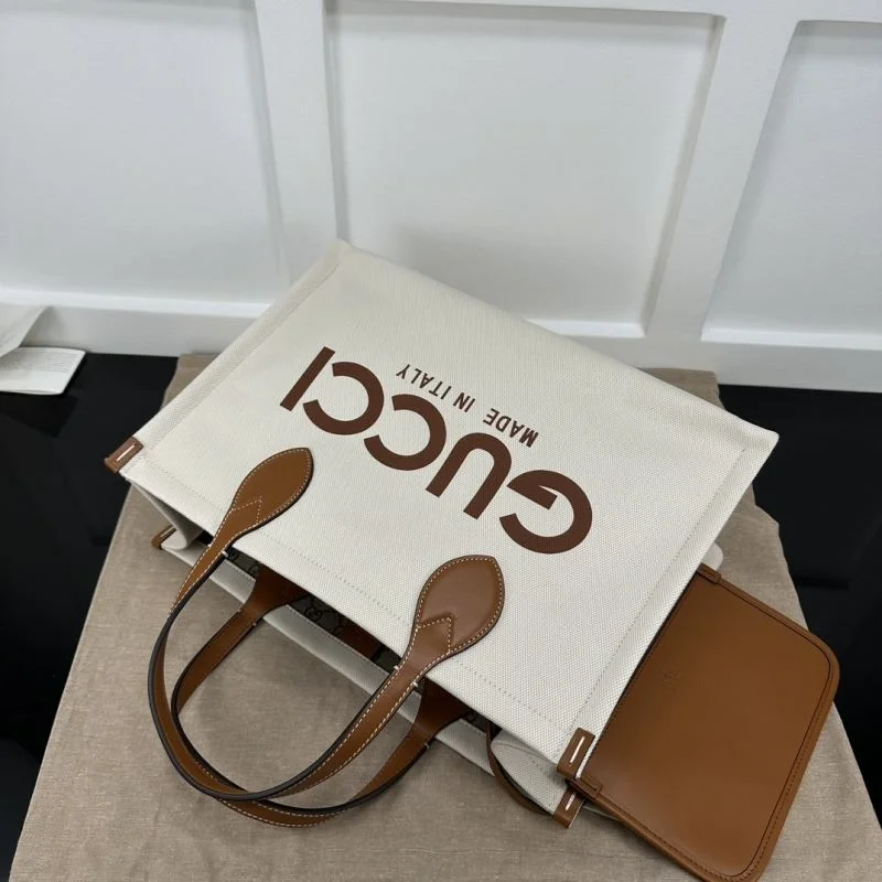 Brand-authenticated Gucci Drawstring Bags