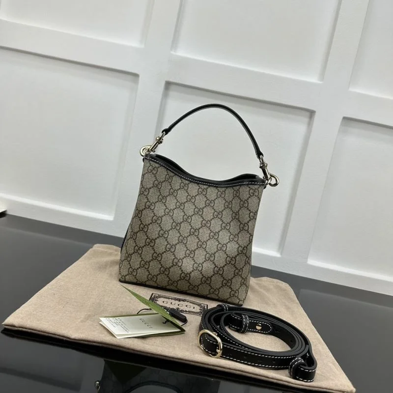 Indistinguishable Gucci Drawstring Bags