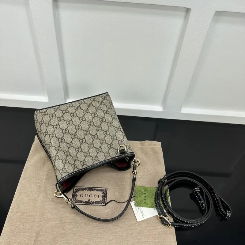 Indistinguishable Gucci Drawstring Bags