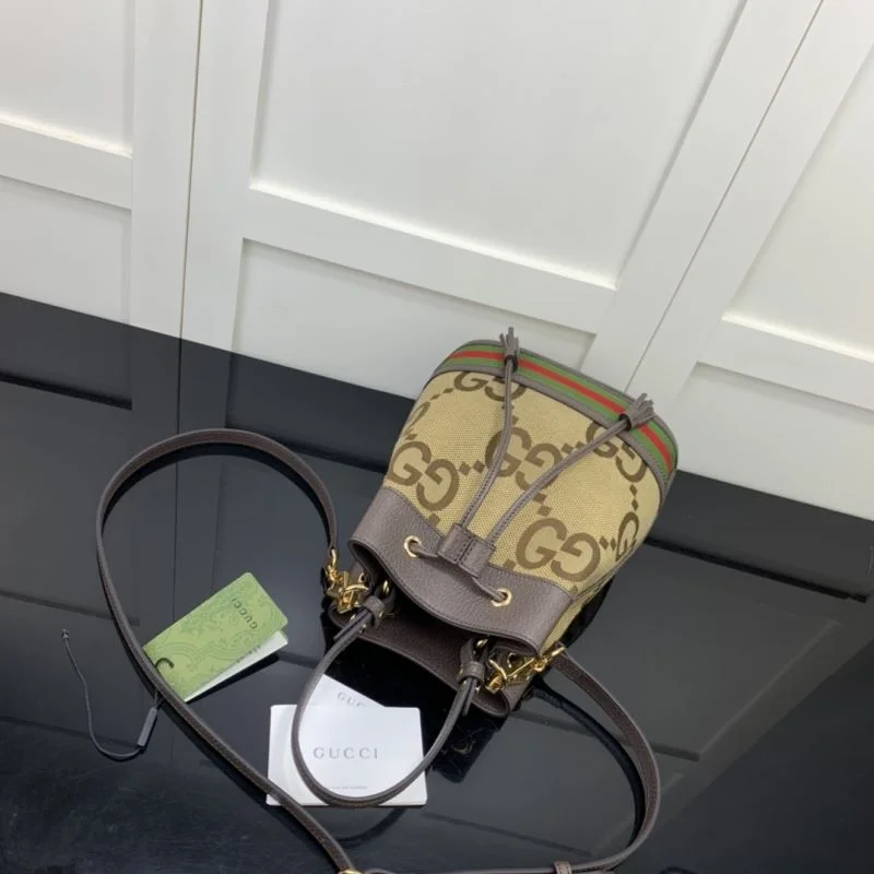 Brand-authenticated Gucci Drawstring Bags