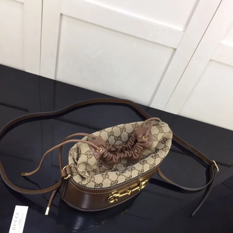 Brand-authenticated Gucci Drawstring Bags