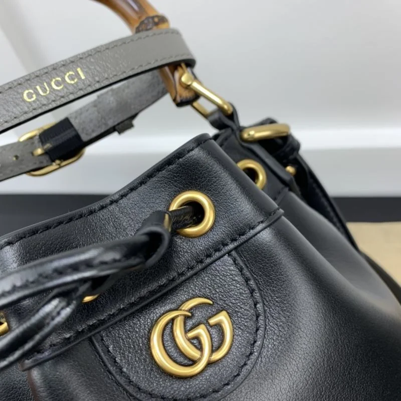 Indistinguishable Gucci Drawstring Bags