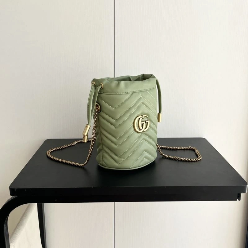 Indistinguishable Gucci Drawstring Bags