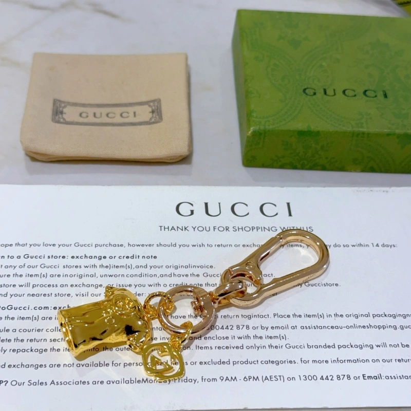 Indistinguishable Gucci Keychains