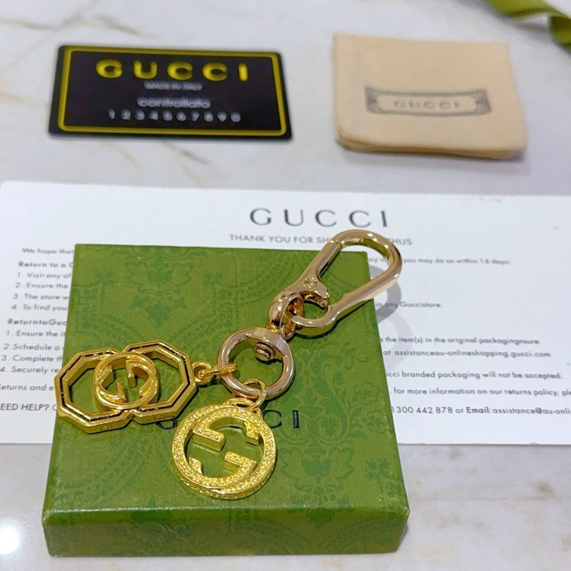Brand-authenticated Gucci Keychains