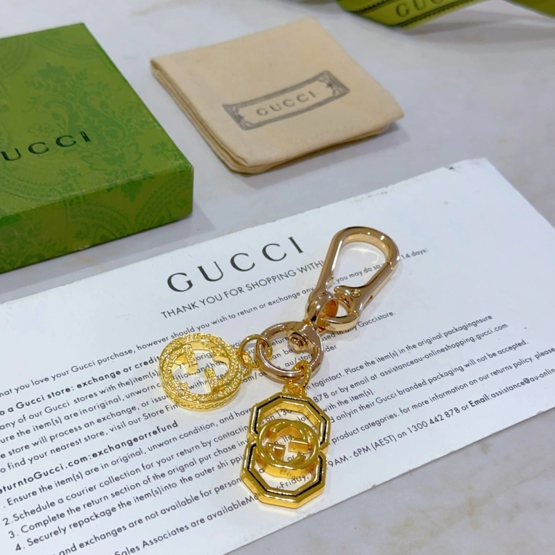 Brand-authenticated Gucci Keychains