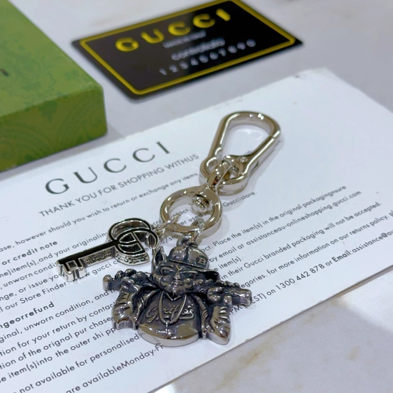 Brand-authenticated Gucci Keychains