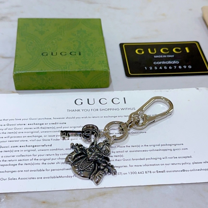Brand-authenticated Gucci Keychains