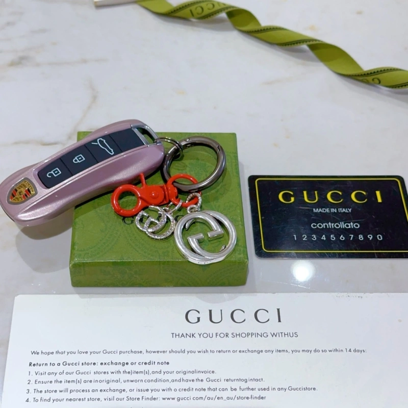Indistinguishable Gucci Keychains