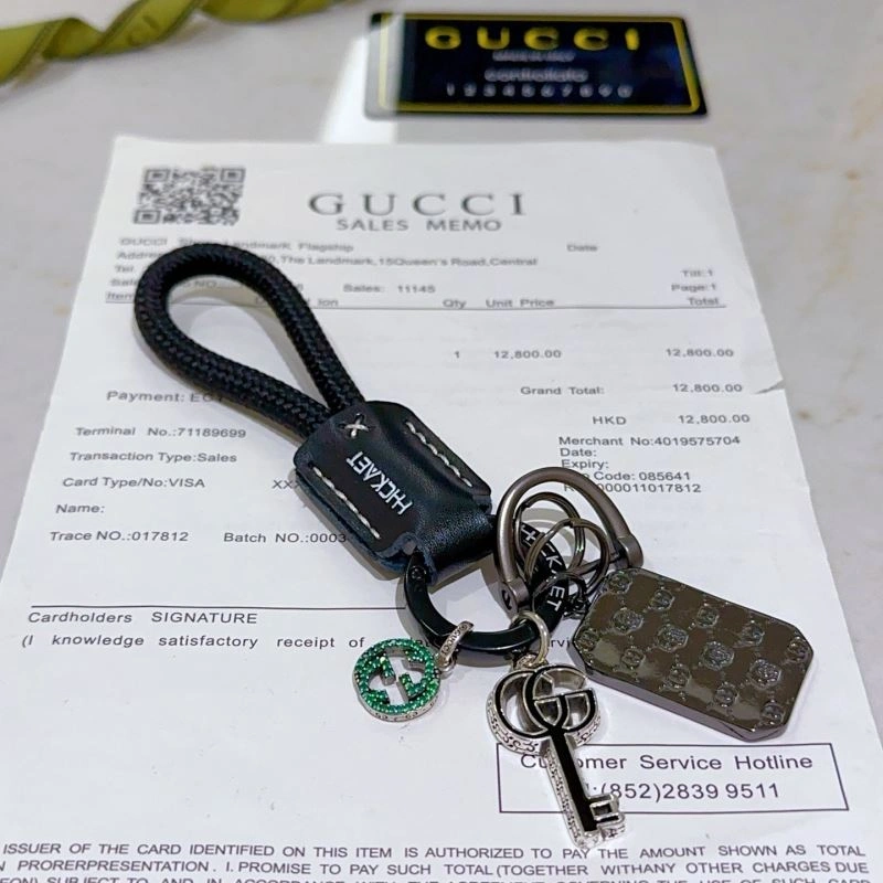 High fidelity Gucci Keychains