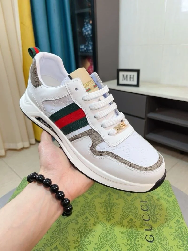 Brand-authenticated Gucci Low Shoes