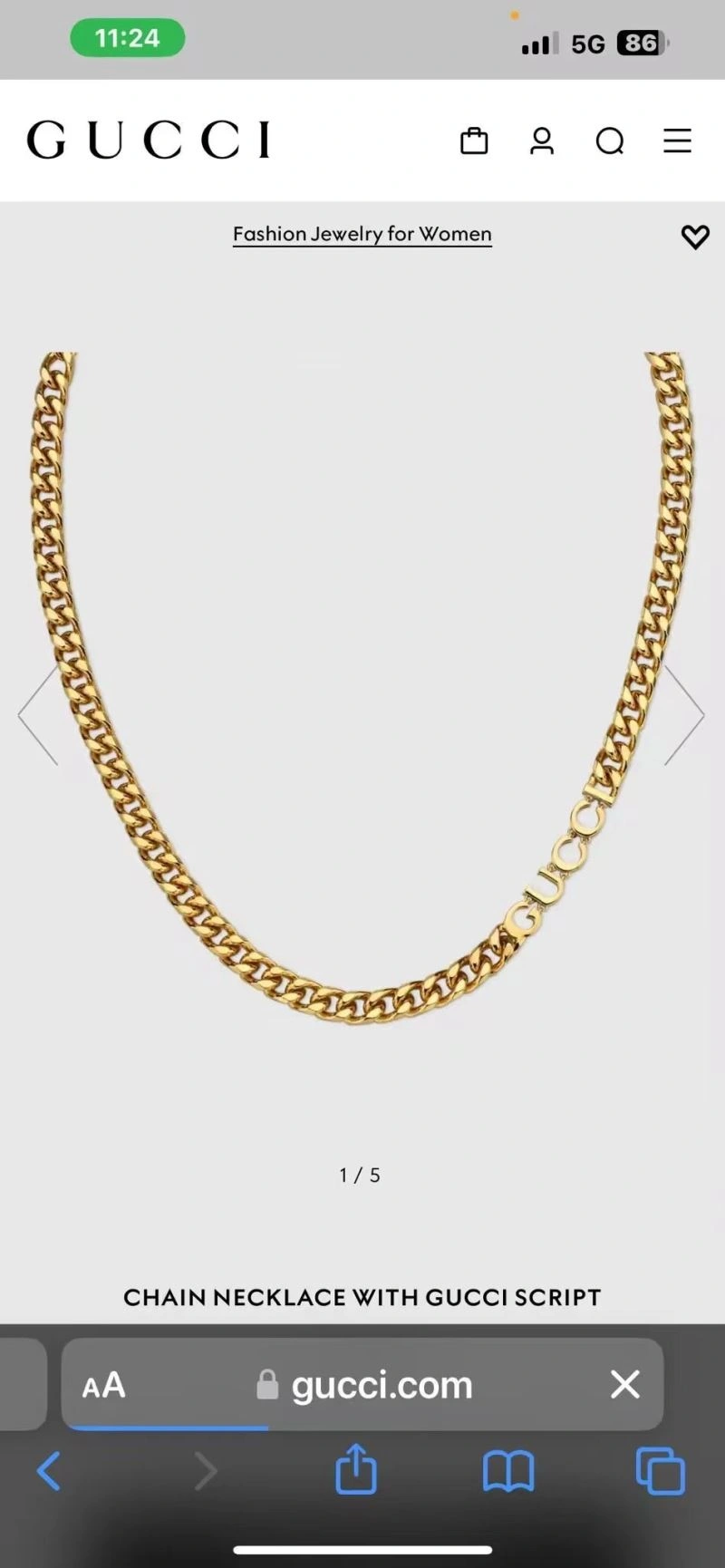 Gucci Necklaces