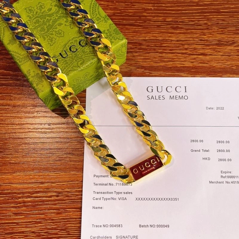 Accurate model Gucci Necklaces