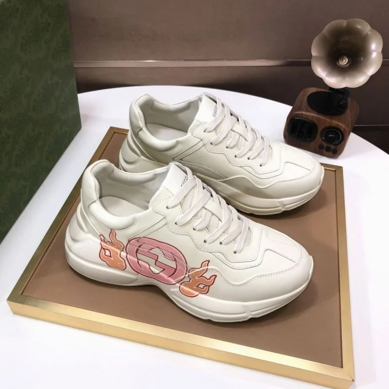 Brand-authenticated Gucci Rhyton Shoes
