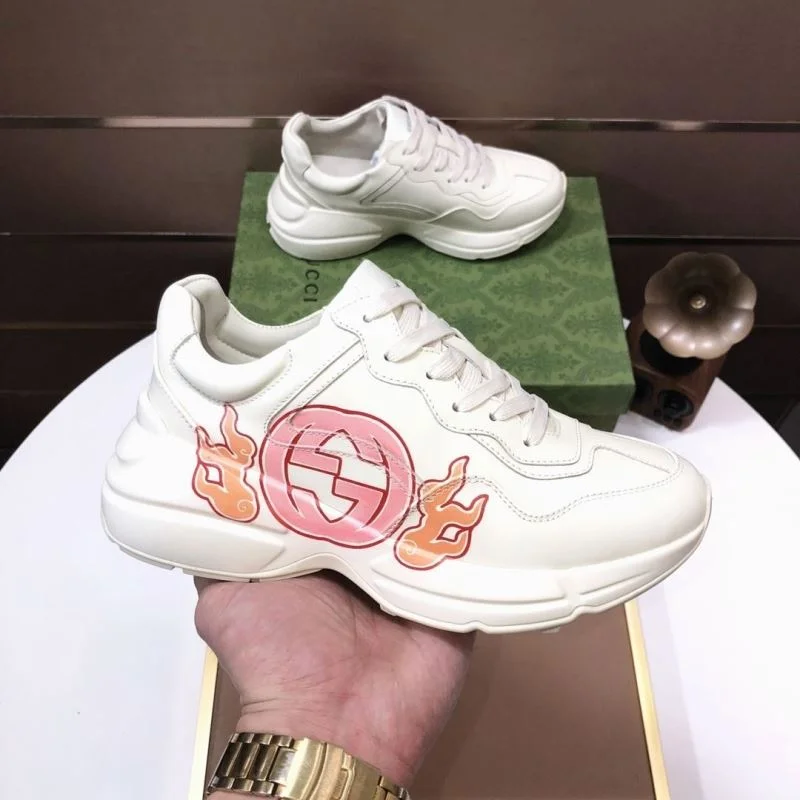 Brand-authenticated Gucci Rhyton Shoes