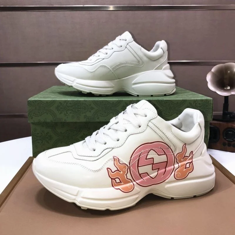 Brand-authenticated Gucci Rhyton Shoes