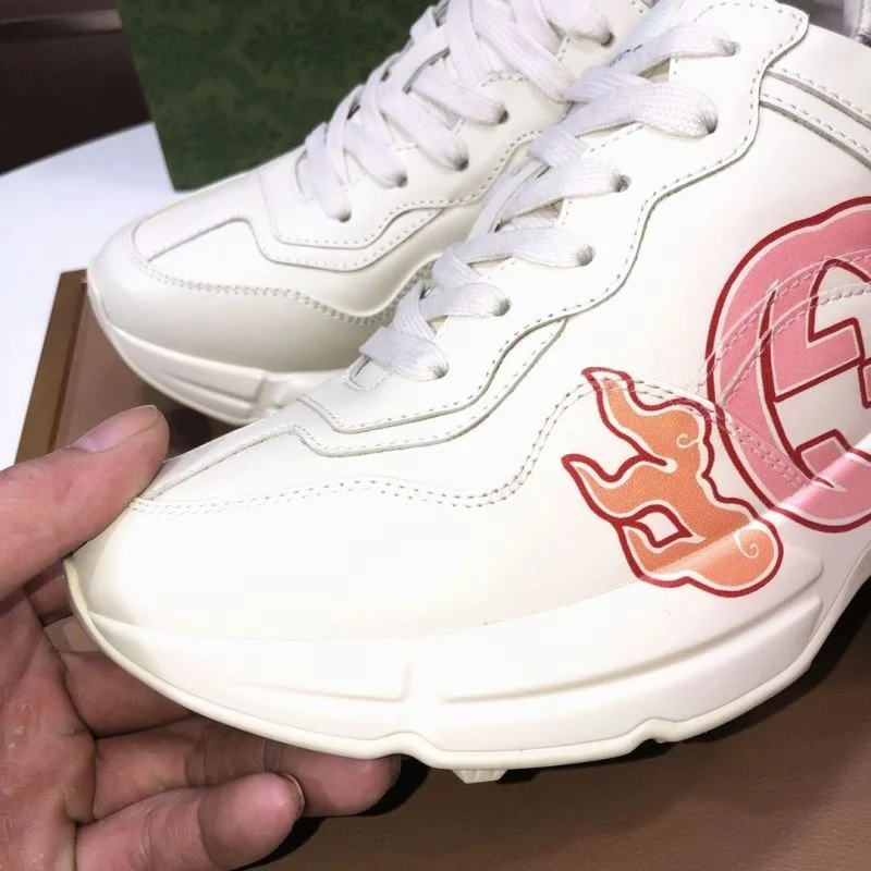 Brand-authenticated Gucci Rhyton Shoes