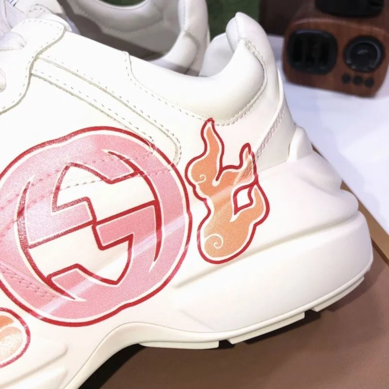 Brand-authenticated Gucci Rhyton Shoes
