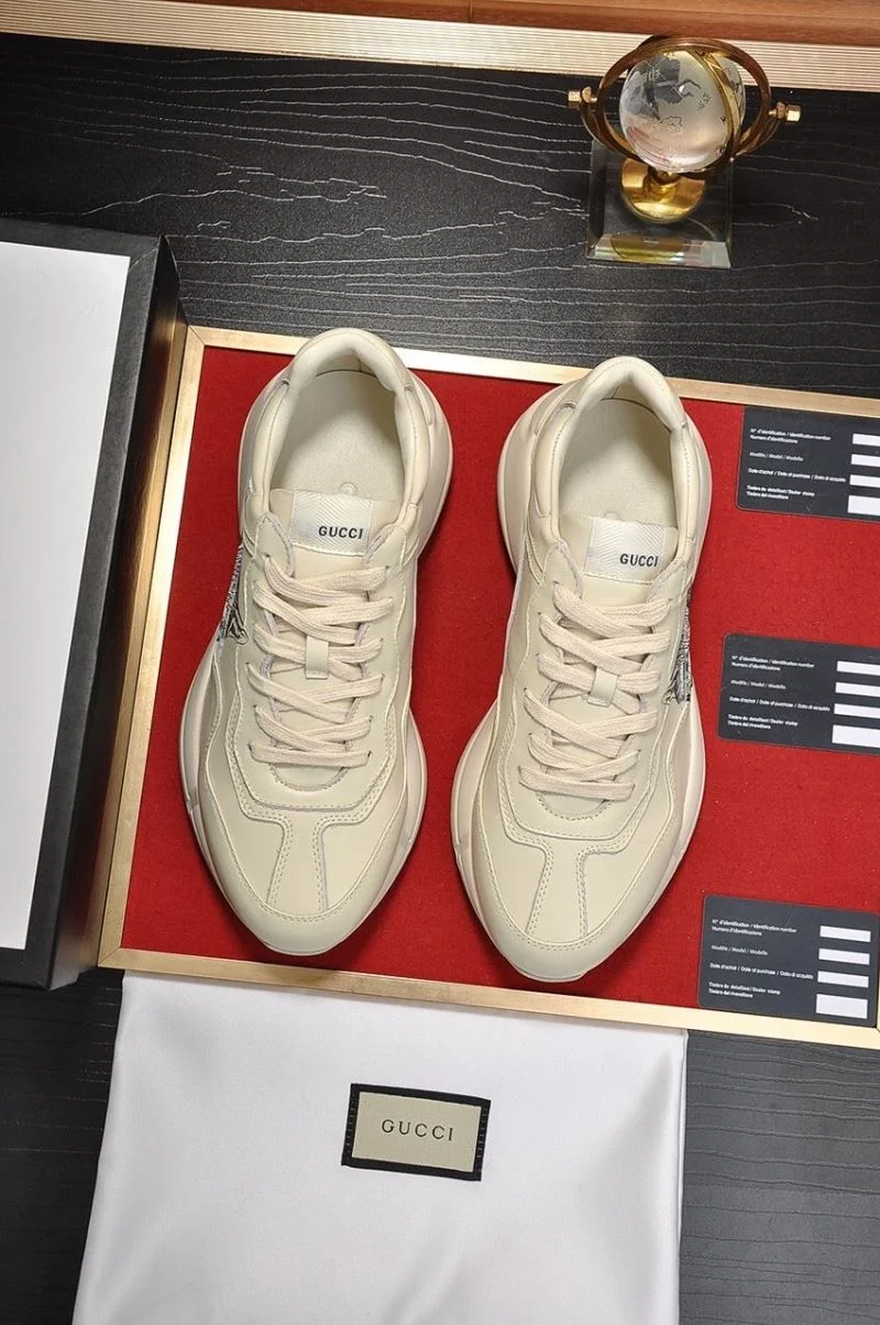 Brand-authenticated Gucci Rhyton Shoes