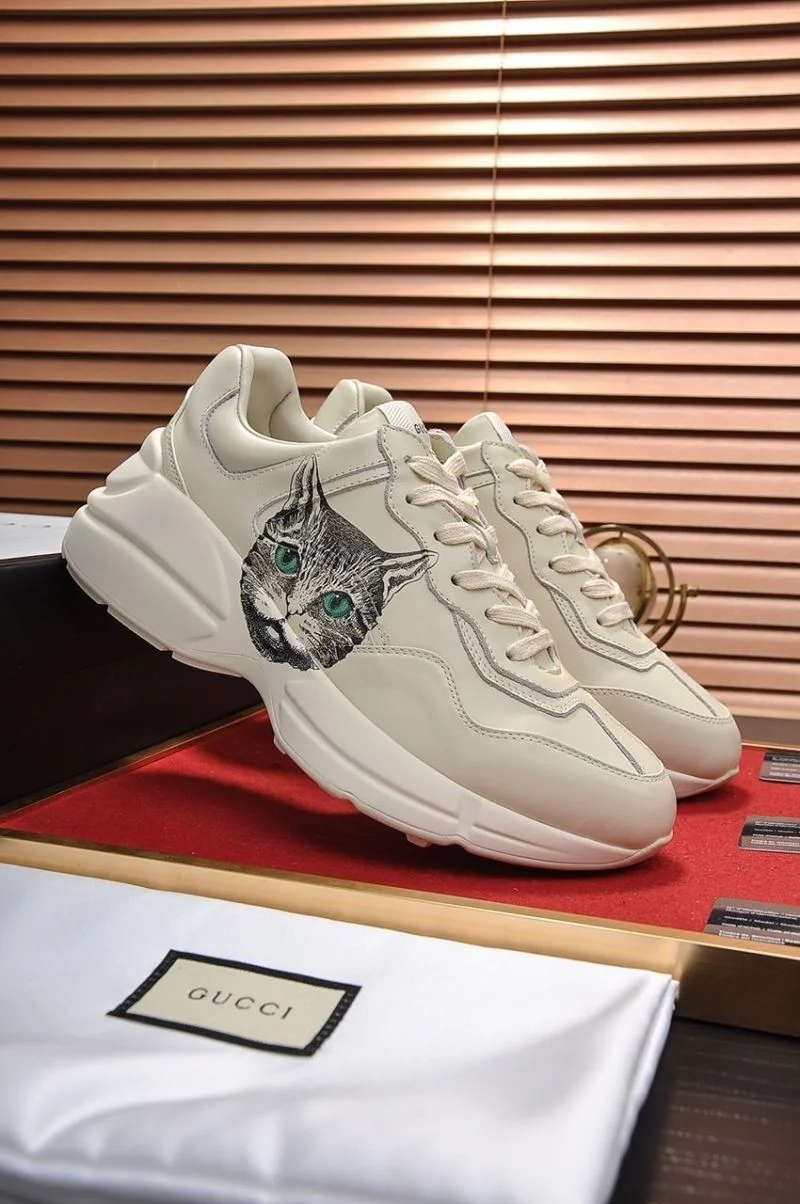 Brand-authenticated Gucci Rhyton Shoes