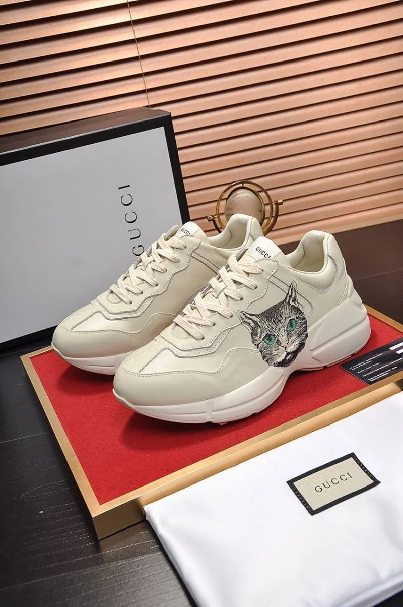Brand-authenticated Gucci Rhyton Shoes