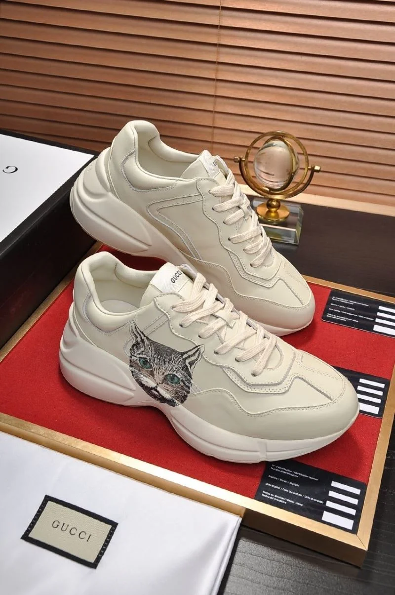 Brand-authenticated Gucci Rhyton Shoes