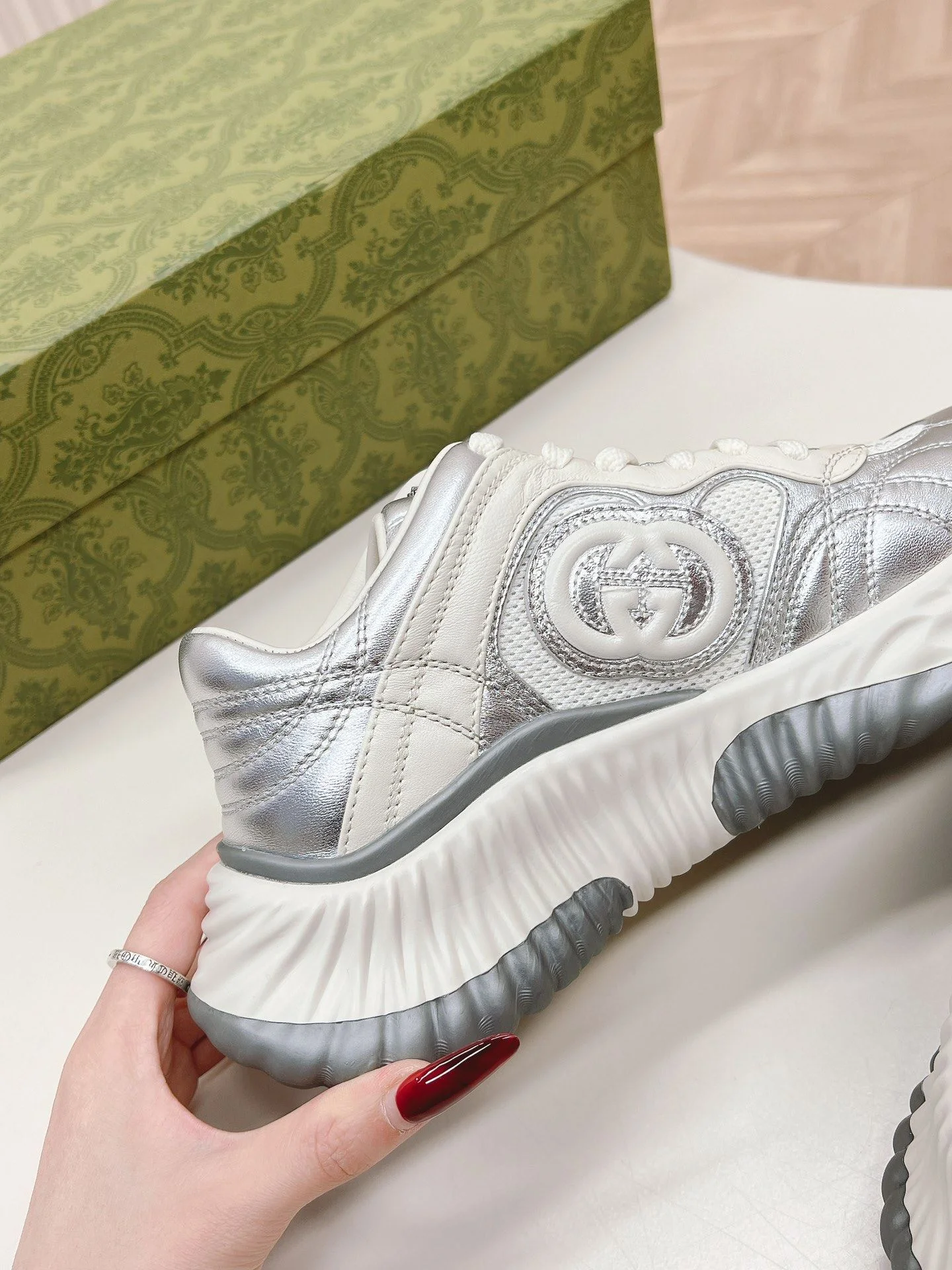 Perfect replica Gucci Rhyton Shoes