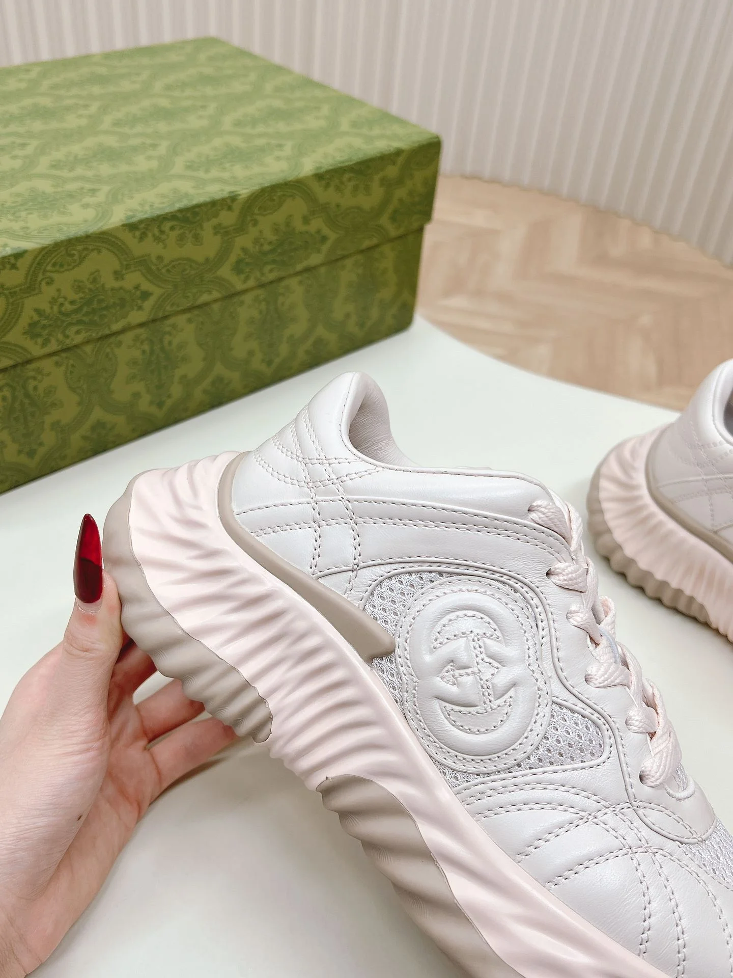 Brand-authenticated Gucci Rhyton Shoes