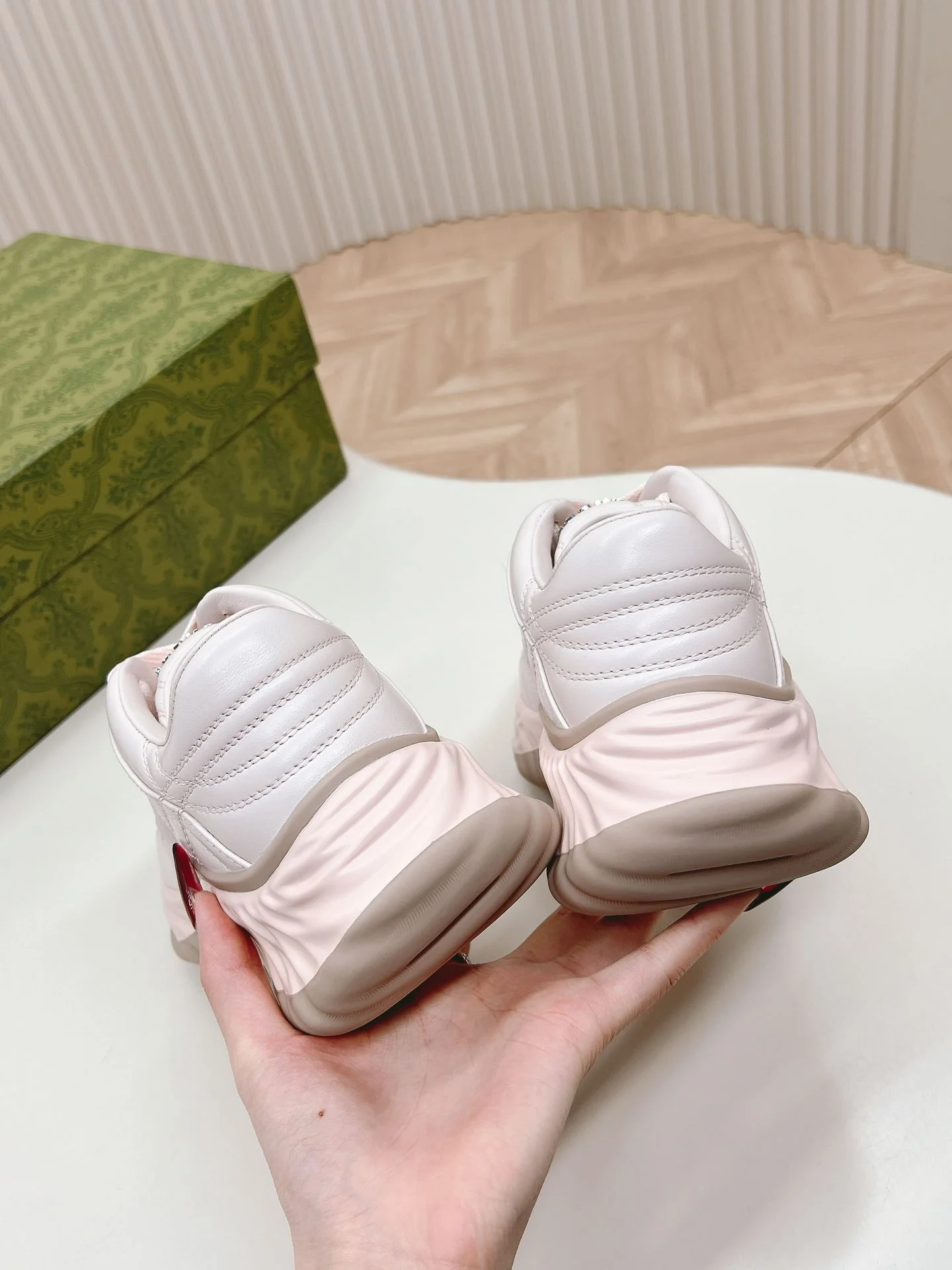 Brand-authenticated Gucci Rhyton Shoes